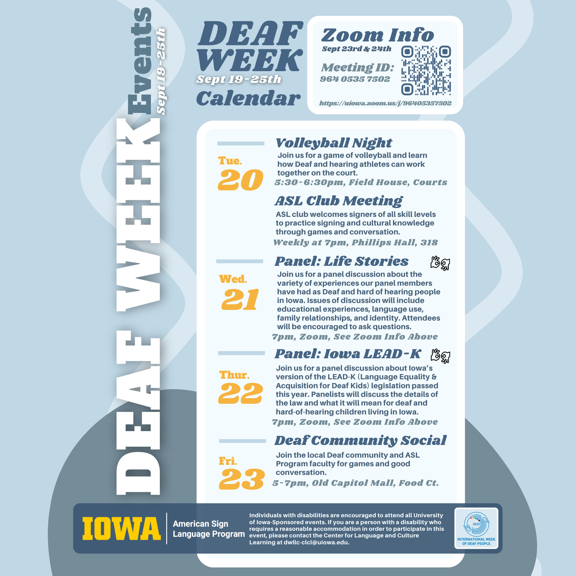 Events Calendar | University of Iowa
